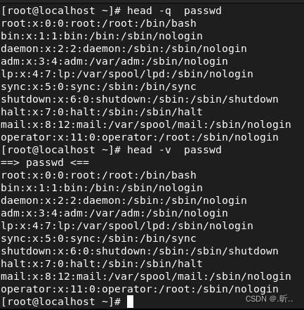 RHCSA（五分钟学会Linux的基本操作（2）！！！）_head standard input-CSDN博客