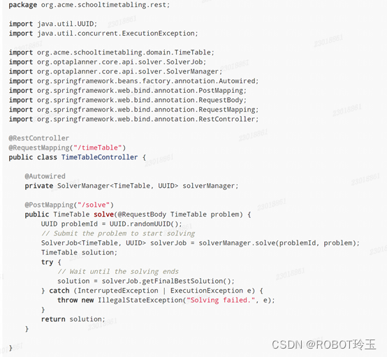 OptaPlanner Spring Boot Java快速启动-CSDN博客