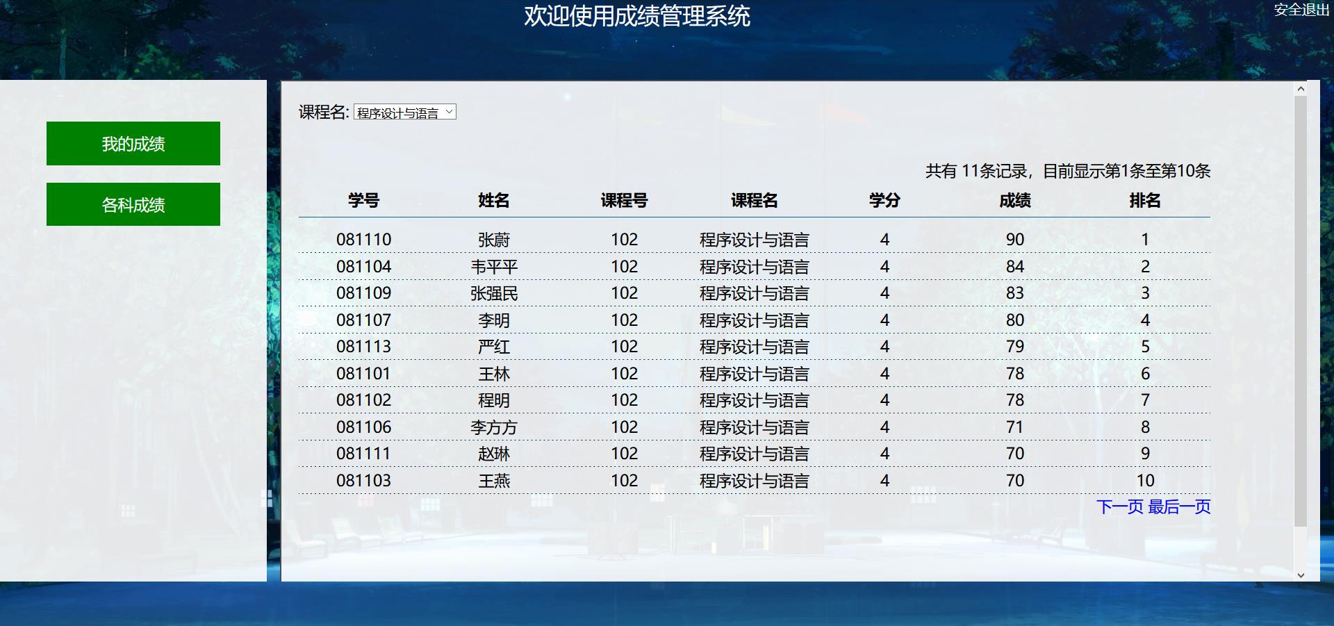 基于phpmysql的学生成绩管理系统设计与实现 报告项目源码及数据库文件演示视频php学生成绩管理系统源代码 Csdn博客