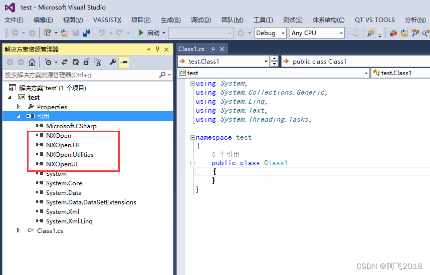 NX二次开发-使用NXOPEN C#手工搭建开发环境配置_nxopen重新构建-CSDN博客