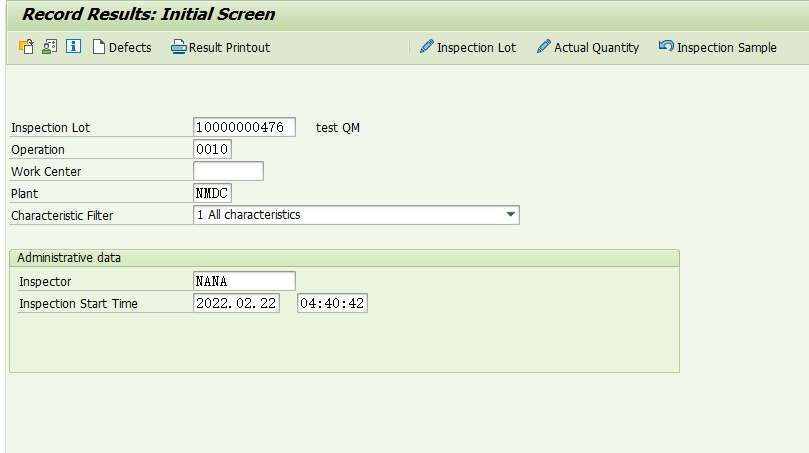 SAP QM 事务代码QE01录入结果后回车，为啥不弹出Manual Valuation窗口？_qe01模块中关闭特性或样本-CSDN博客