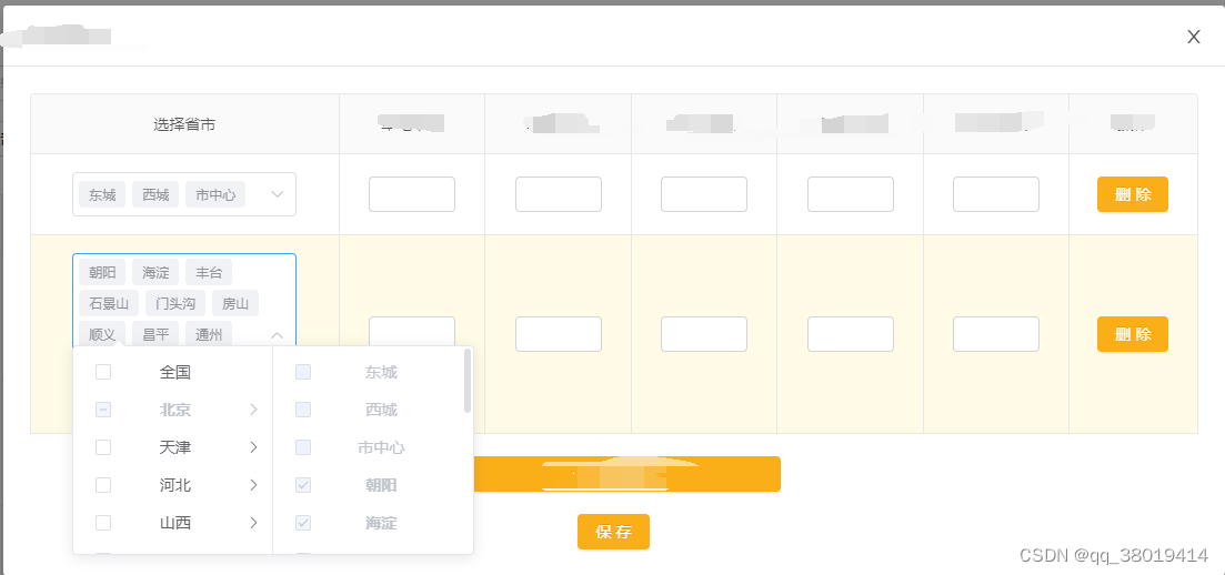一个页面有多个el Cascader级联选择器时，怎么解决动态加载和回显问题有多个组件el Cascader 每条数据都有一个el Cascader 但只有一份数据源 要求其中 Csdn博客