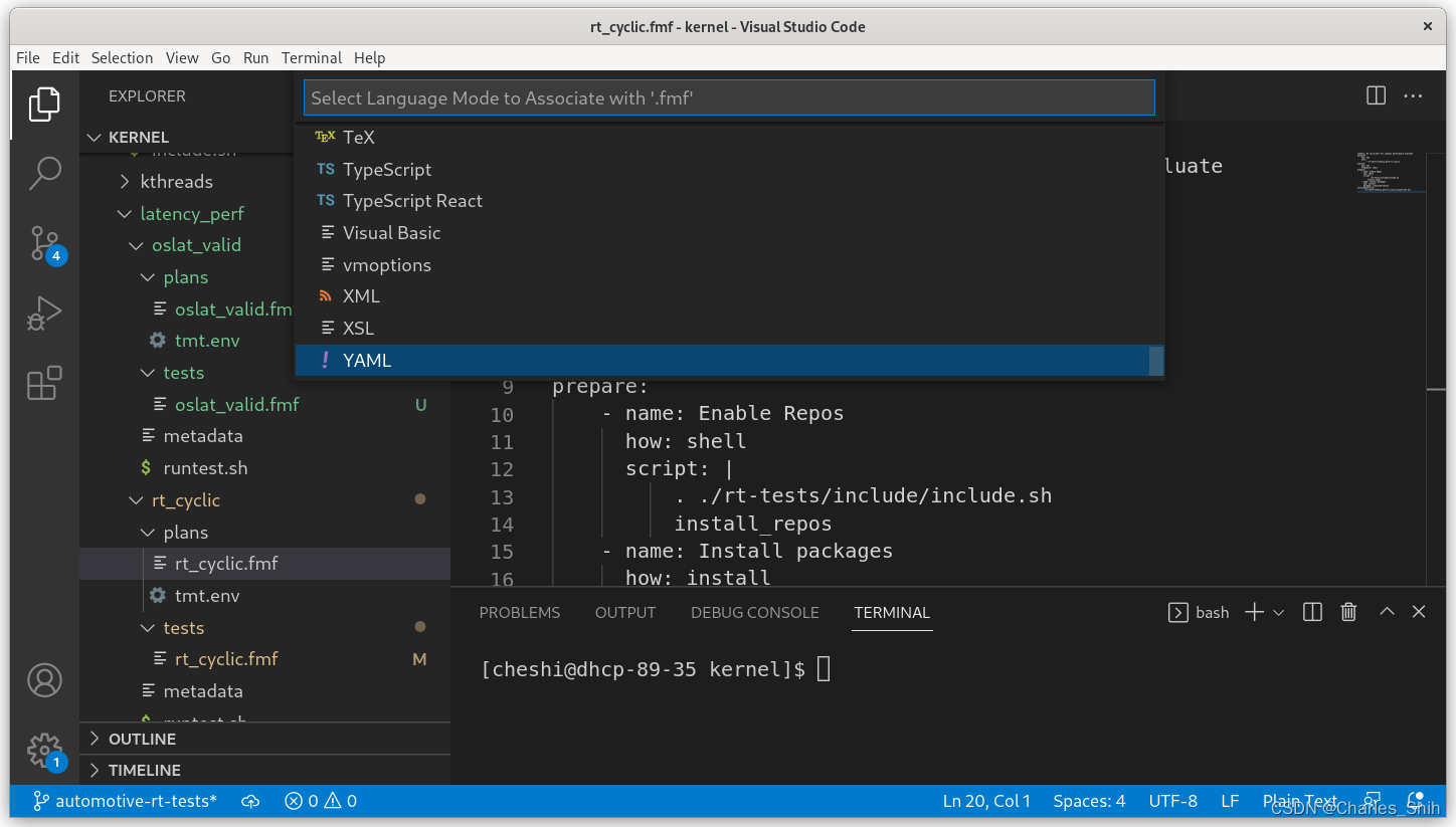 Customize file type and extension association in VSCode - Programmer Sought