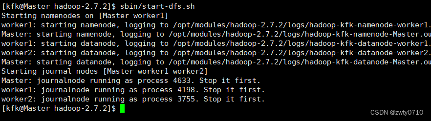 配置hdfs Ha,遇到warn Hdfsdfsclient Datastreamer Exception Csdn博客