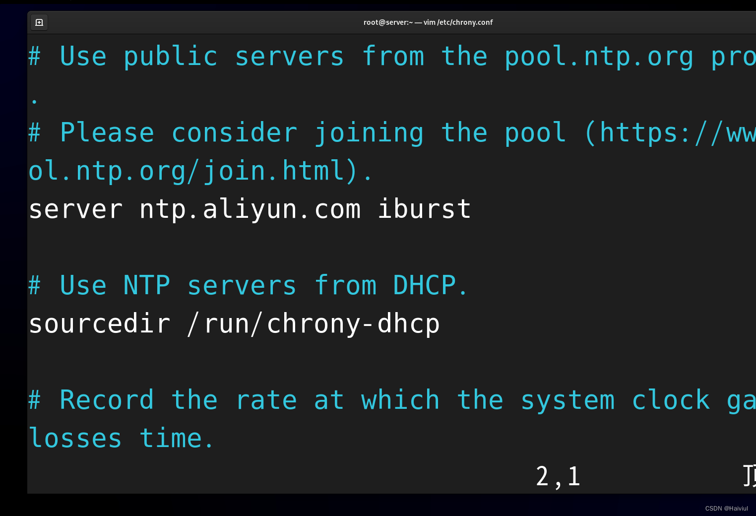 配置ntp时间服务器，配置ssh免密登陆-CSDN博客