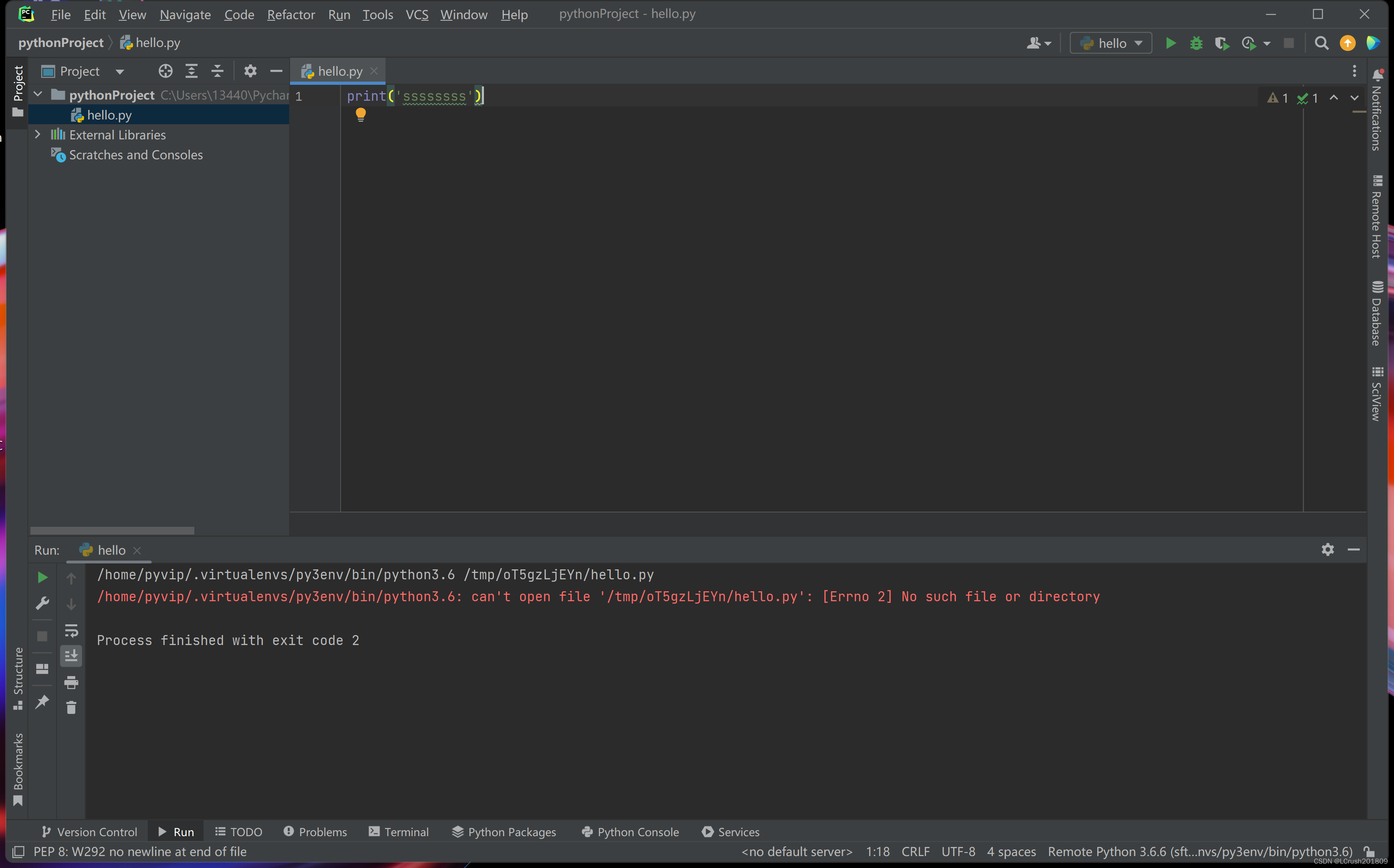 PyCharm2022.3版本连接虚拟机Python环境_pycharm连接虚拟机-CSDN博客
