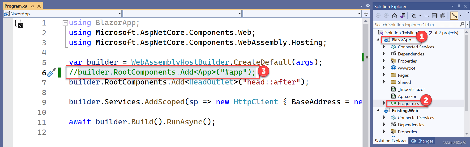 如何将Blazor WebAssembly集成到现有的ASP.NET Core Web应用程序中-CSDN博客