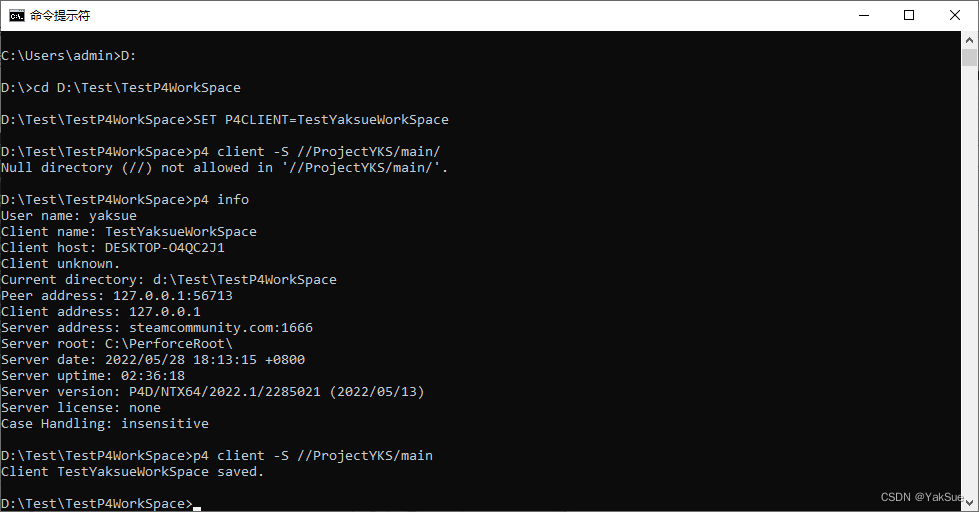 学习使用命令行执行P4操作_p4 client-CSDN博客