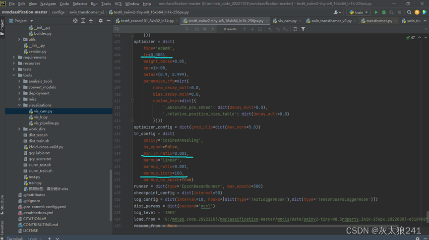 mmclassification中学习率优化参数整理_warmup ratio-CSDN博客