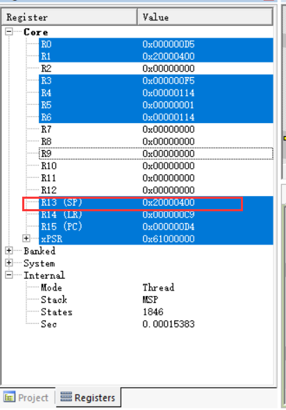 关于Keil中Memory中观察不到数据变化的问题以及启动文件栈的初始化_keil查看内存数据跳不出来-CSDN博客