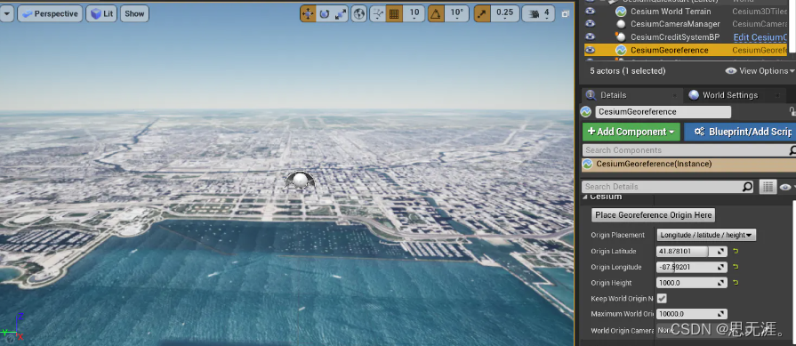 UE5 cesium for unreal快速入门-CSDN博客