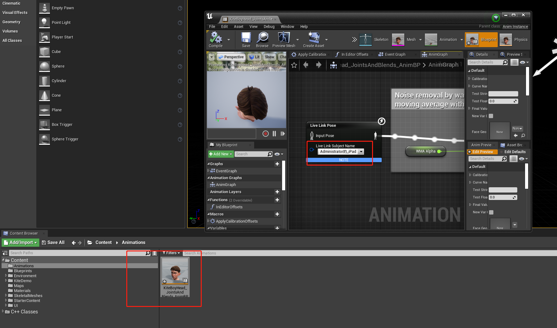 UE4+LiveLinkFace面部动作捕捉_live link face配合什么软件使用-CSDN博客