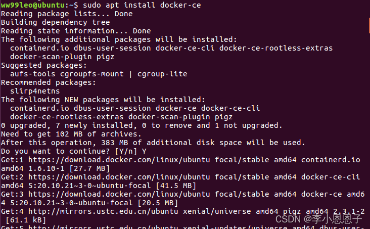 【docker学习记录】在ubuntu下安装docker - 编程宝典