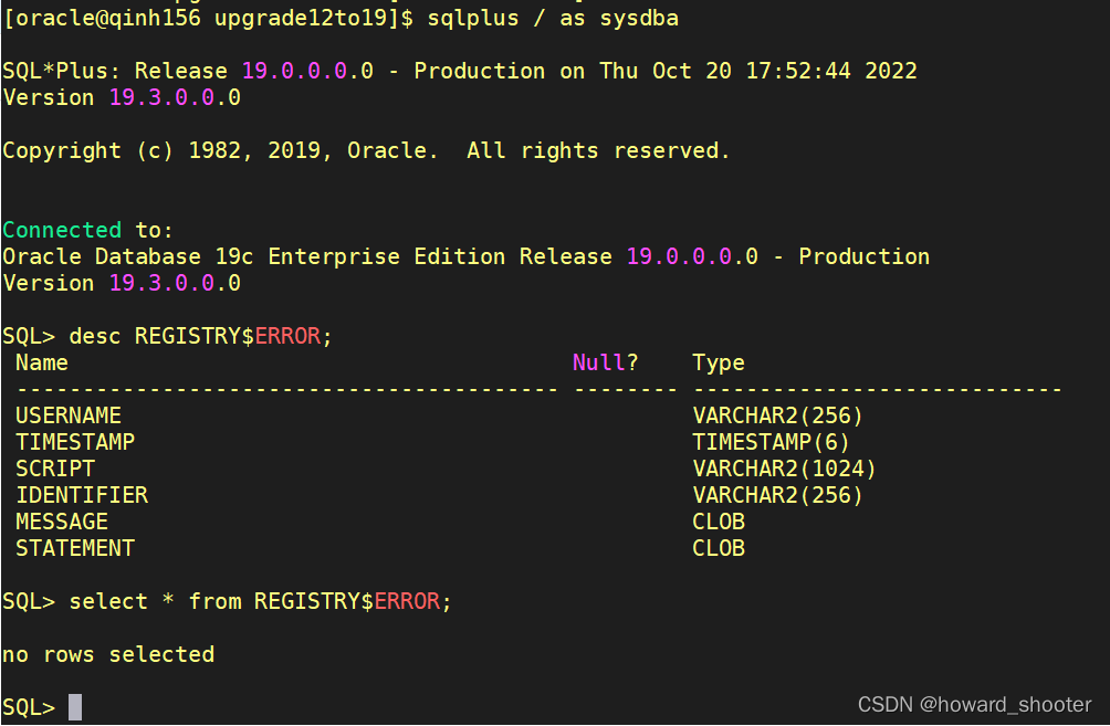 Oracle 12c （12.1.0.2/12.2.0.1）升级 19c（19.3.0.0）_oracle12c升级到19c-CSDN博客