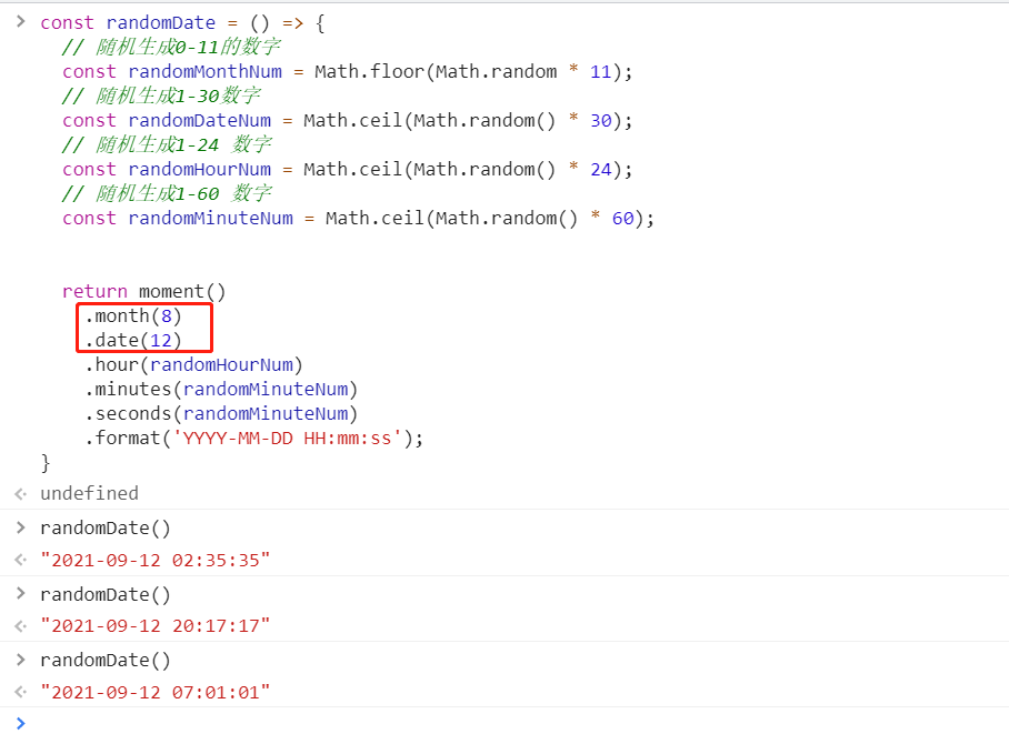 JavaScript moment.js随机生成指定日期或时间_js 随机时间-CSDN博客