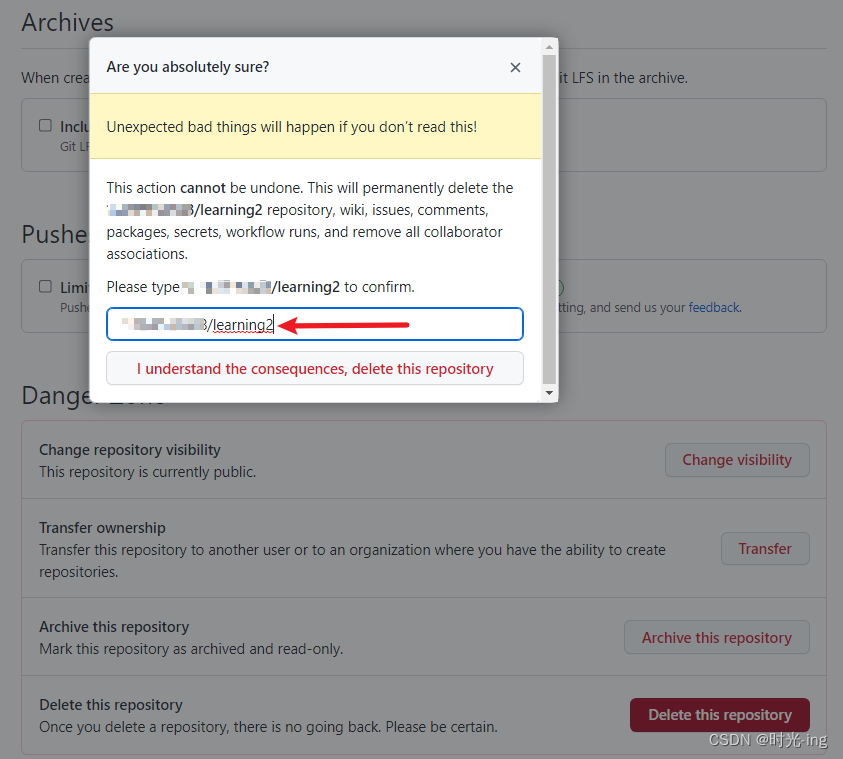 GitHub中的repositories如何删除？_github删除repository-CSDN博客