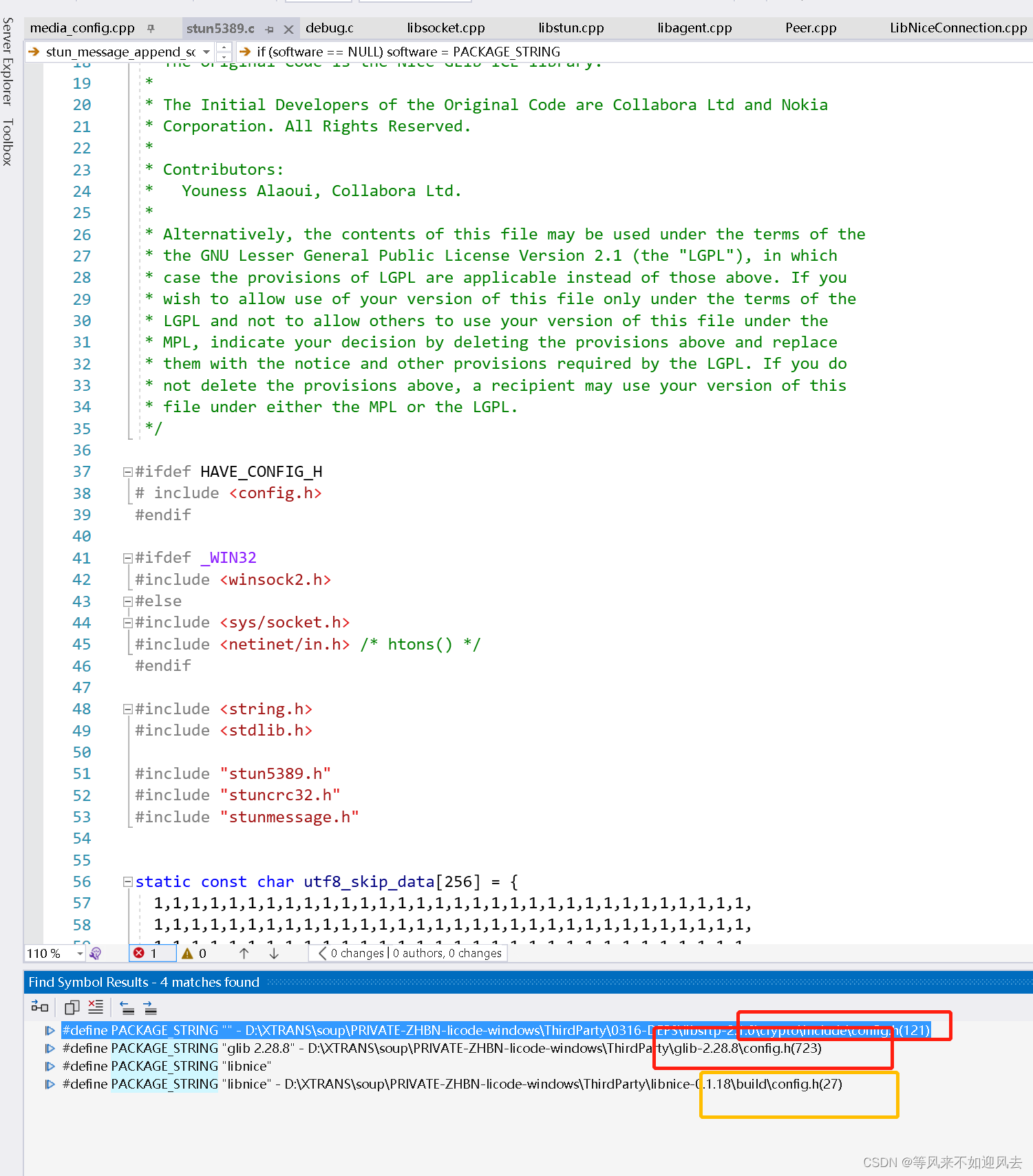 【libnice】vs2022直接构建 1 ：libstun的win32 debug构建_libinnovusoax22-CSDN博客