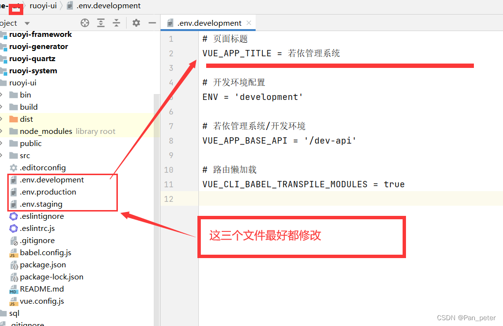 Java——若依前后端分离修改侧边栏标题和浏览器上的标题_若依侧边栏标题-CSDN博客