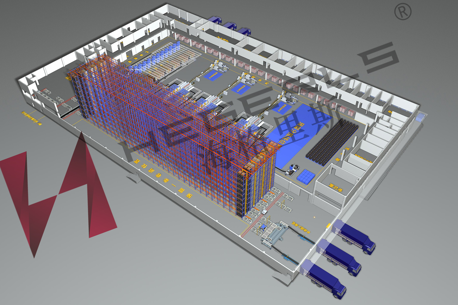 自动化智能立体库是如何进行仓储工作的？自动化立体库用WMS/WCS系统方案！_wms立库管理系统-CSDN博客