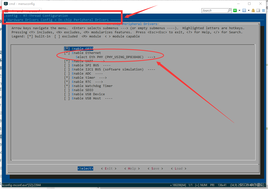 从0到1版本】移植RT-Thread到GD32 ——之 ＜添加以太网驱动＞RTT + GD32F4XX + DP83848 （超详细）_rtthread stdio gd芯片增加-CSDN博客