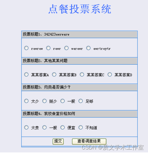 Aspnet 网上投票系统的设计与实现(论文源码)nueve基于ssms网上投票系统 Csdn博客