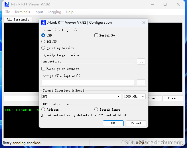 Stm32f4配置jlink Rttstm32jlink配置 Csdn博客