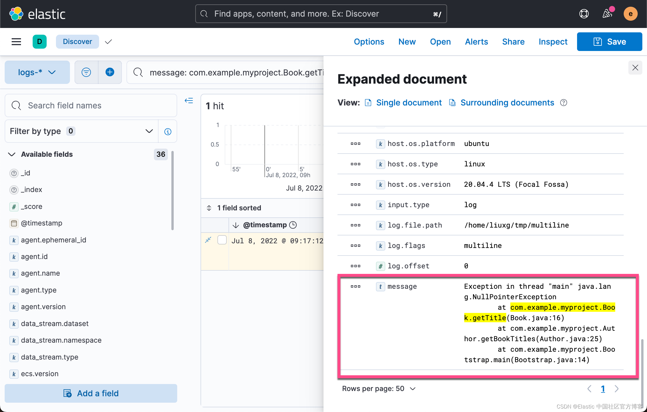 Observability：如何在使用 Elastic Agents 把多行的日志摄入到 Elasticsearch 中_如何使用 elastic agents 把定制的日志摄入到 ...