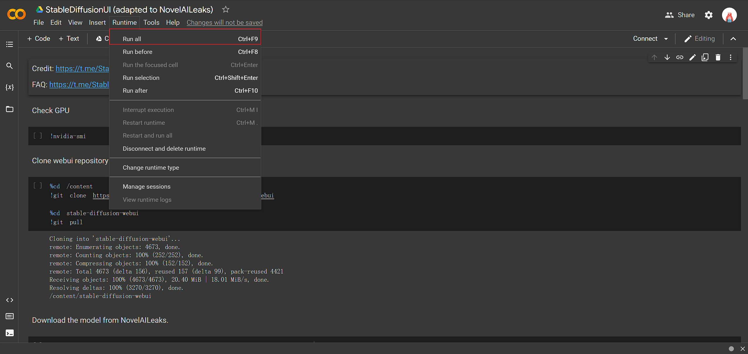 使用Colab 运行Novel AI_novelai colab-CSDN博客