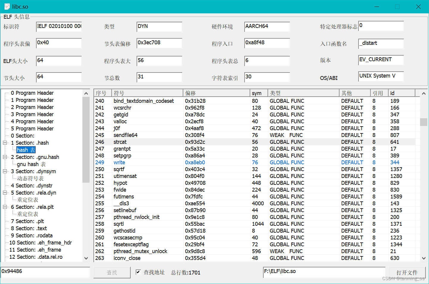 ELF解析工具 —— 使用介绍_elf文件用什么打开-CSDN博客