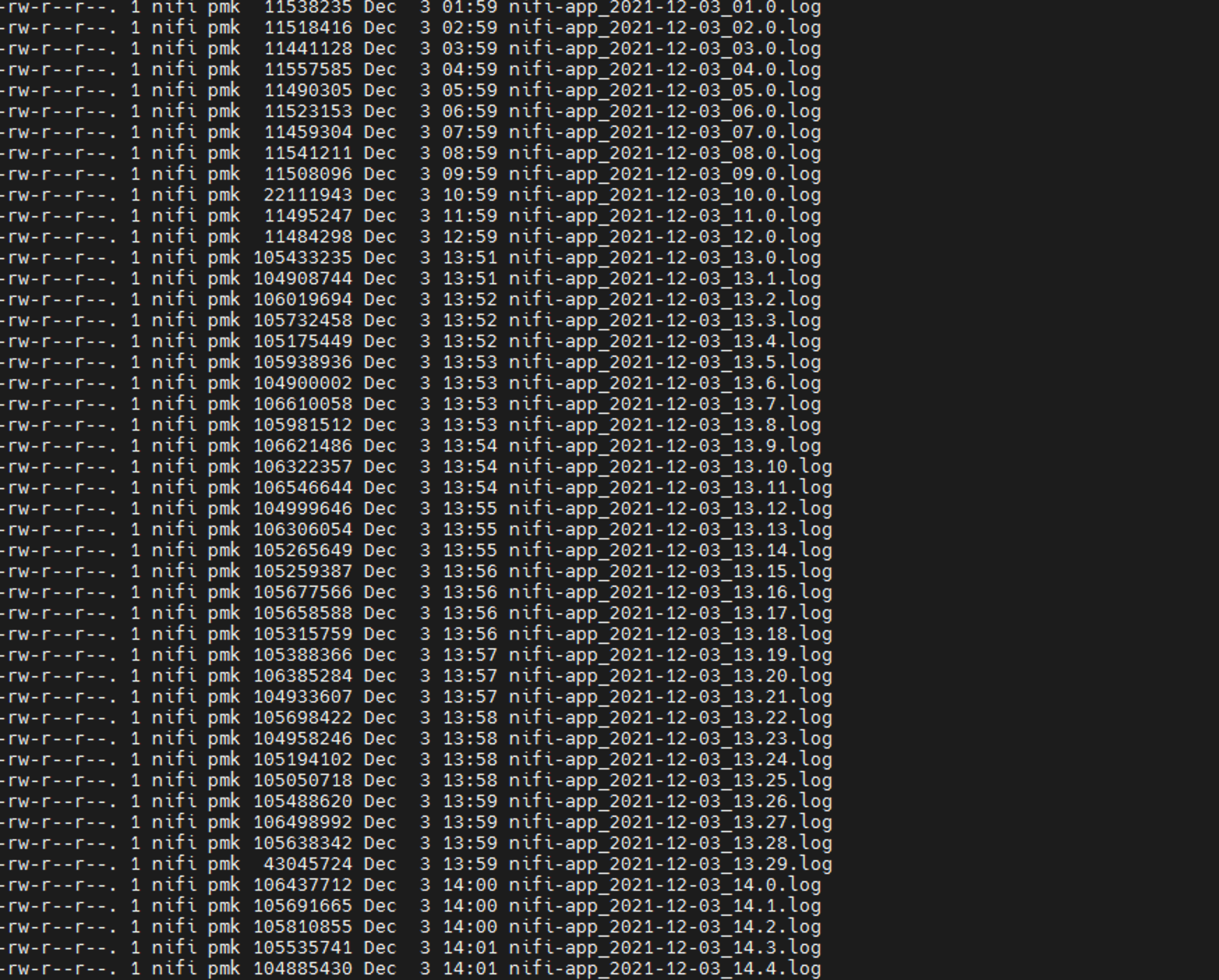 Nifi log adjustment - Programmer Sought