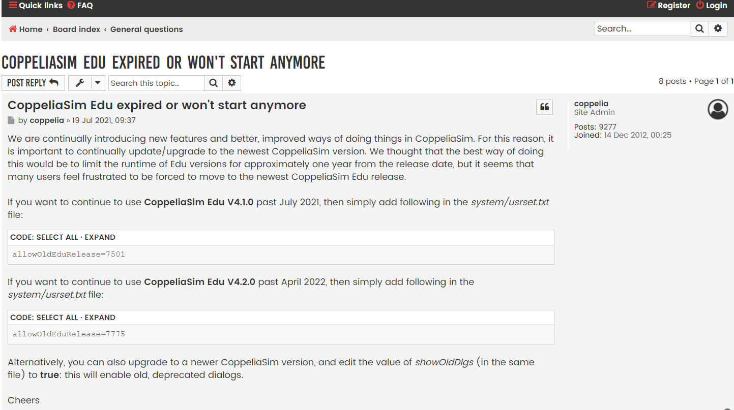 CoppeliaSim edu 打开闪退的解决办法_coppeliasim edu闪退-CSDN博客