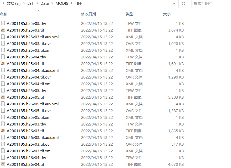 Python中ArcPy实现栅格图像文件由HDF格式批量转换为TIFF格式_python代码提取hdf转为图像-CSDN博客