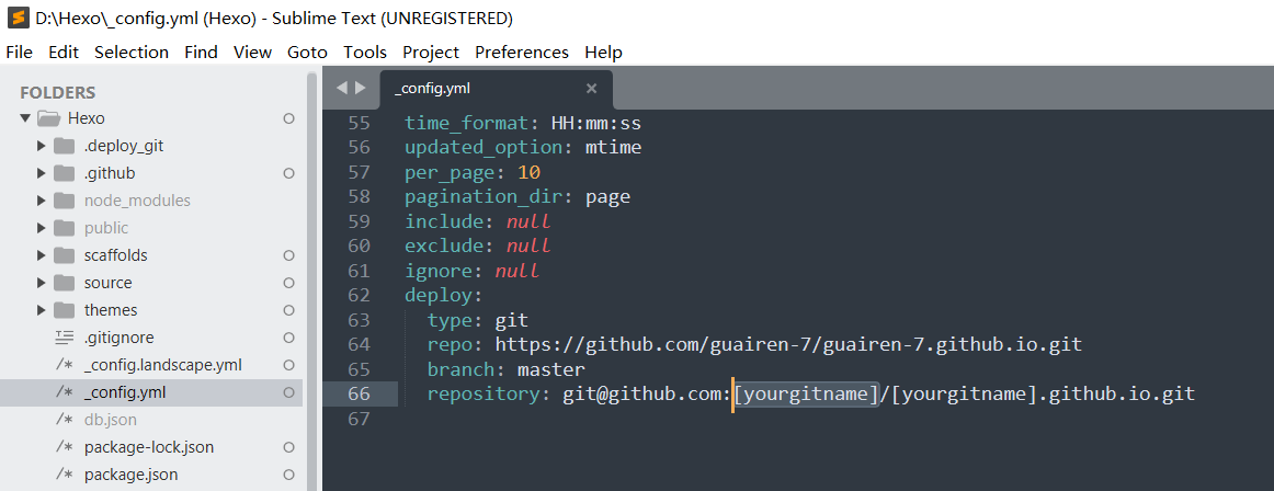 【Hexo】+【Github】搭建blog_yamlexception: duplicated mapping key-CSDN博客