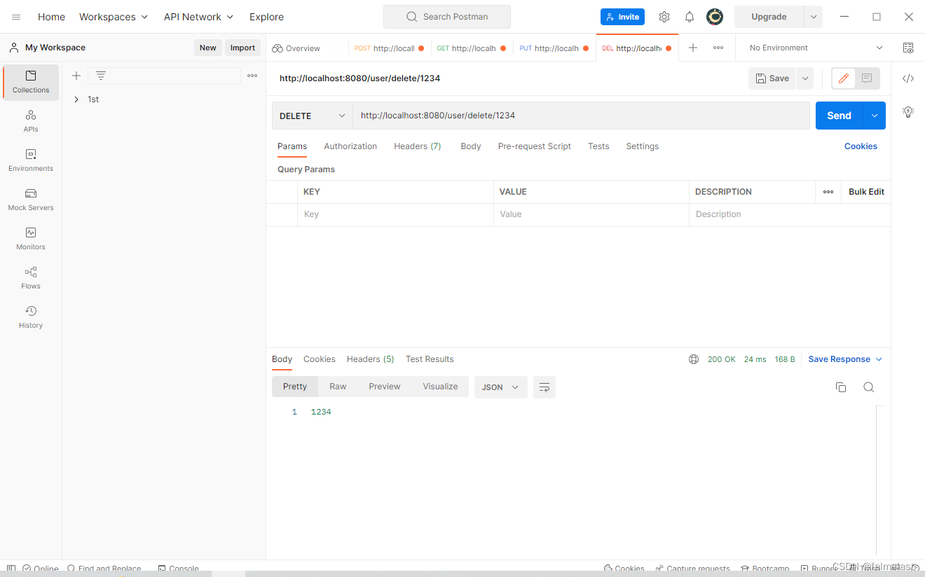 后端单表user的CURD功能代码和测试_对用户表 user 进行 curd 的操作-CSDN博客