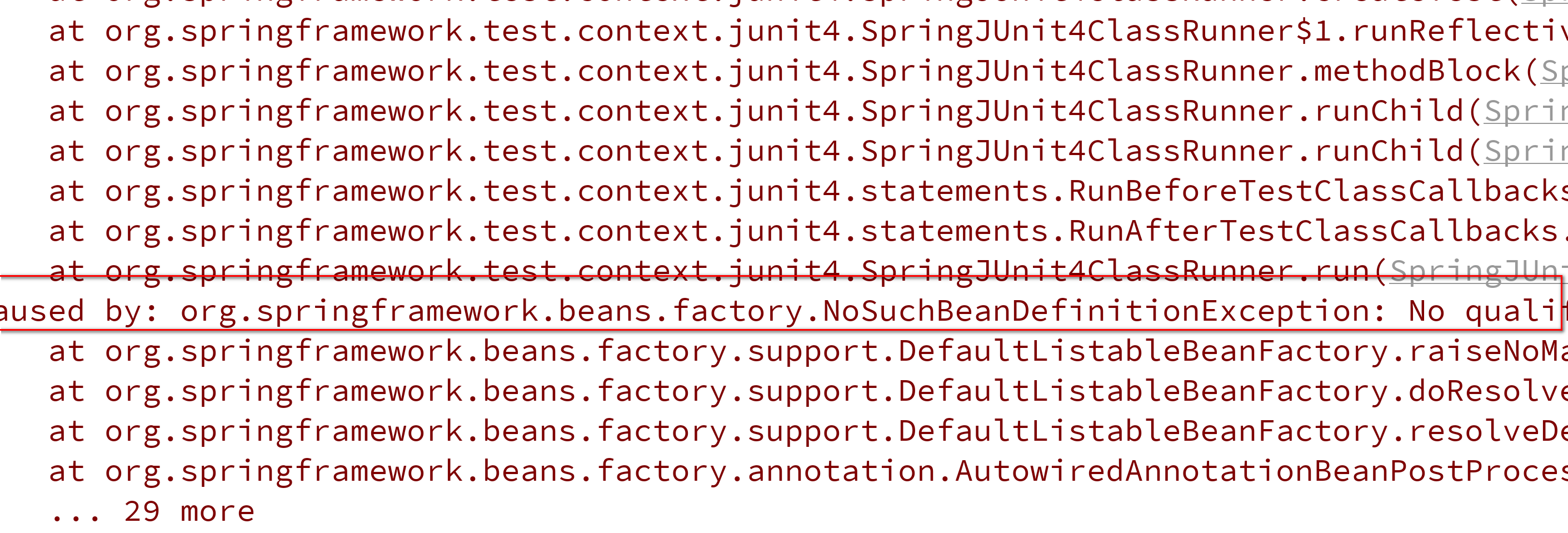 Nosuchbeandefinitionexception No Qualifying Bean Of Type ‘com Cy Store Mapperermapper‘ Java