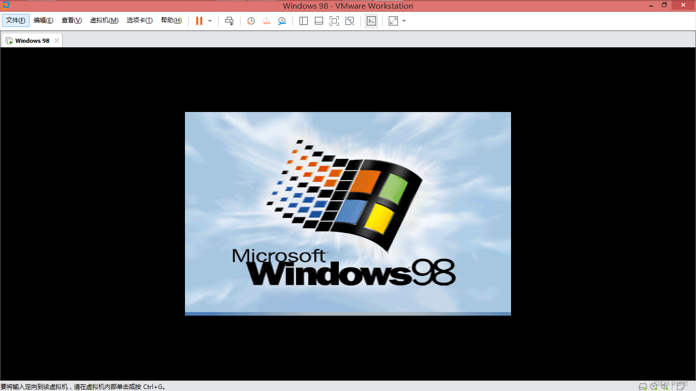 [篇四章一]_在 VMWare 16 上安装 Windows 98 SE 操作系统_vm16无法安装win98-CSDN博客