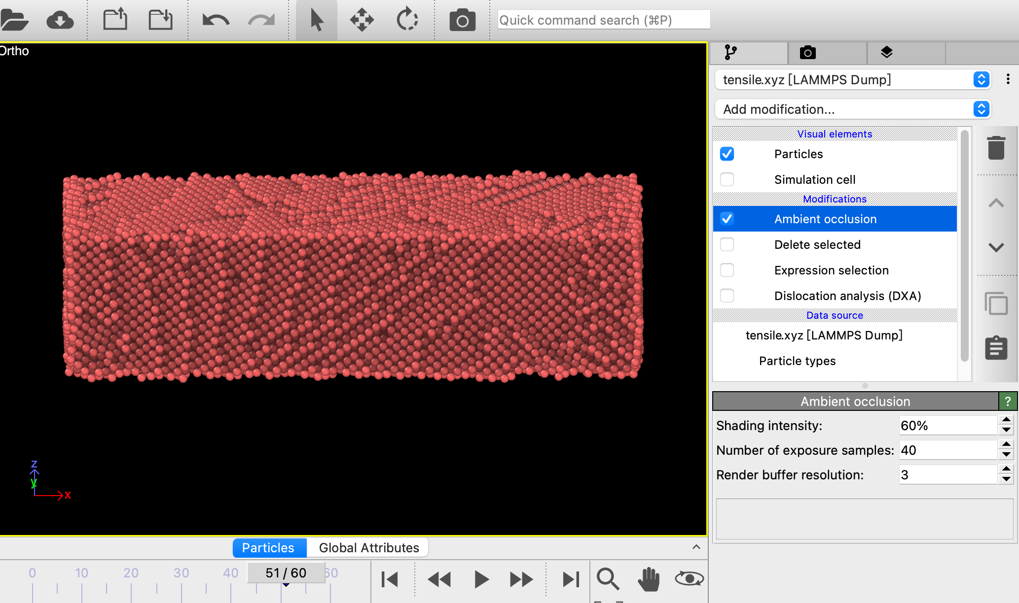 lammps教程：Ovito查看晶体内部变形方法_ovito看横截面-CSDN博客