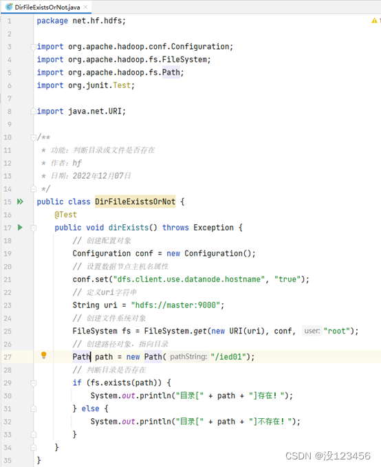 大数据-使用Java API操作HDFS_hdfsshiyong java-CSDN博客