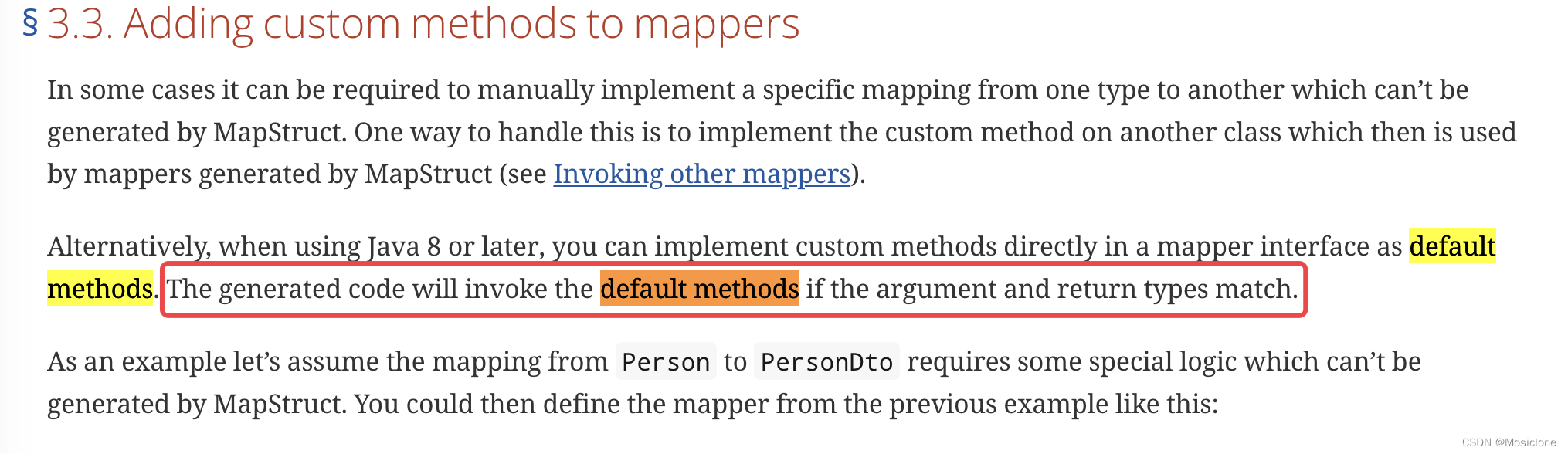 mapstruct default 方法覆盖其他参数_Mosiclone的博客-CSDN博客