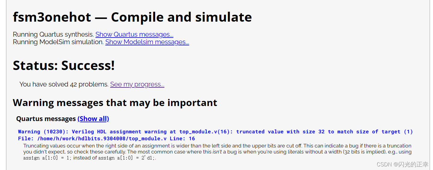 HDLBits Fsm3onehot-CSDN博客