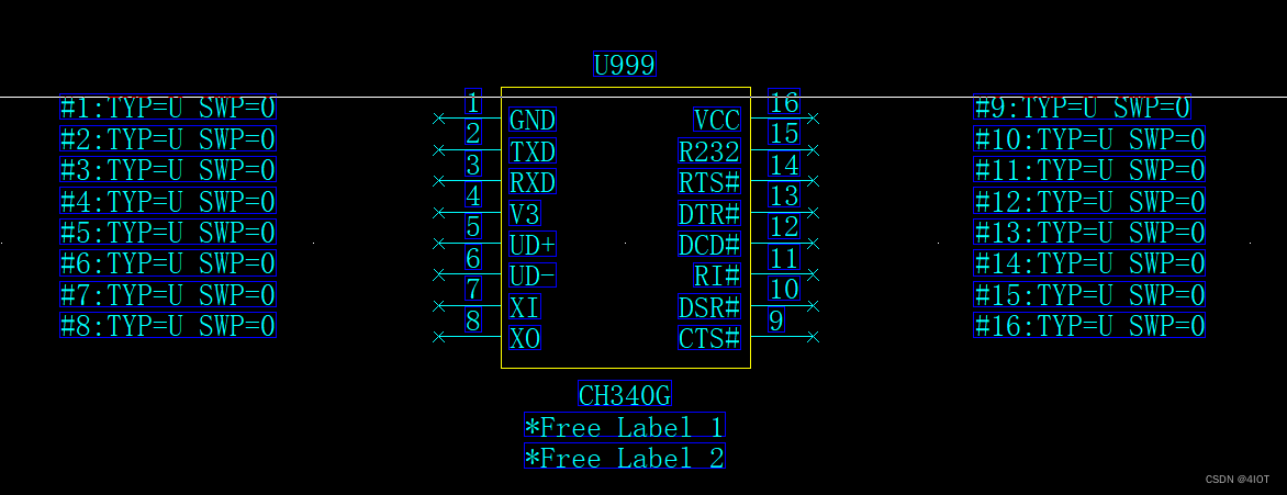 PADS-微控制器、USB转UART芯片元件CAE封装、门封装、添加属性_uart的pads是什么-CSDN博客