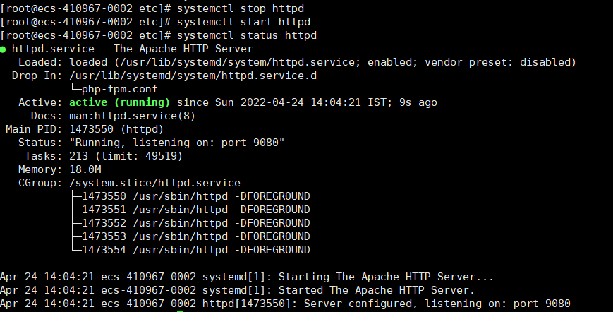AH00558: httpd: Could not reliably determine the server‘s fully qualified domain-CSDN博客