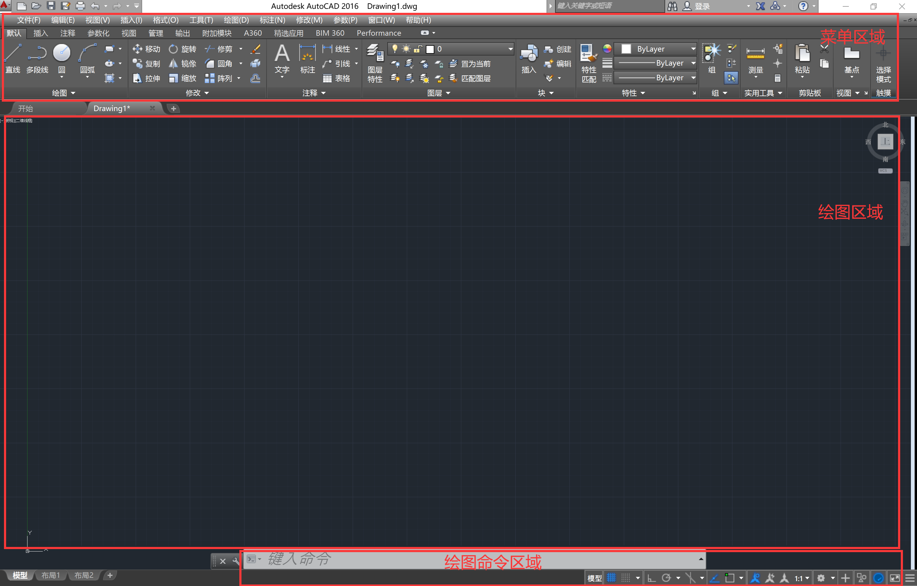 CAD第一堂课：面板介绍（上）_cad2020操作界面详细介绍-CSDN博客