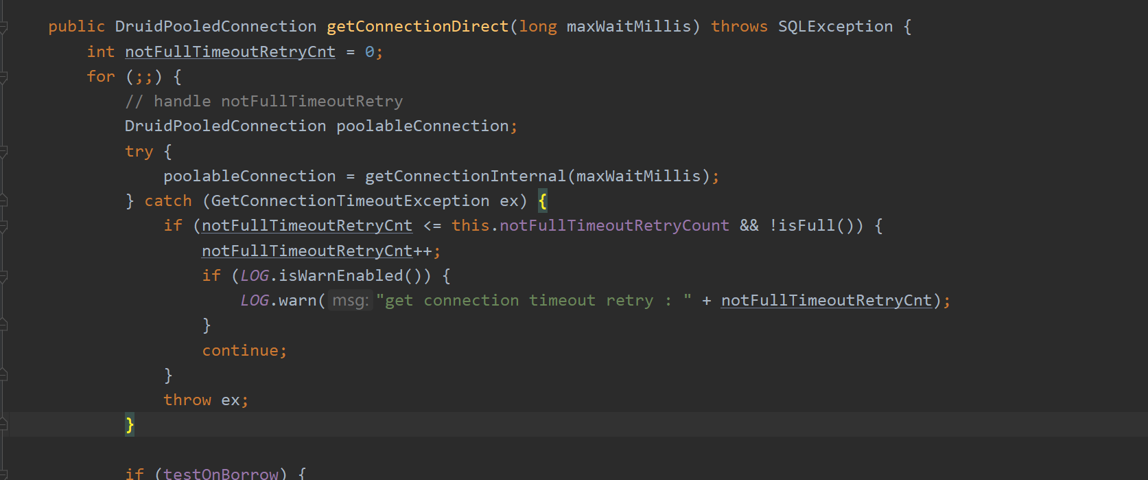 druid中连接超时自动重试一次_get connection timeout retry : 1-CSDN博客
