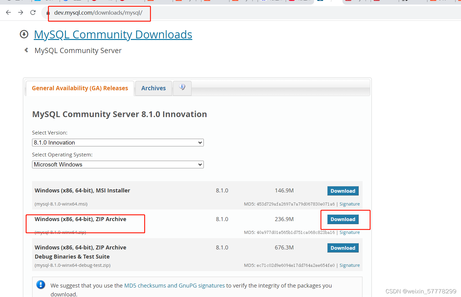 MYSQL8.1.0安装（windows系统）_mysql安装教程8.1.0-CSDN博客
