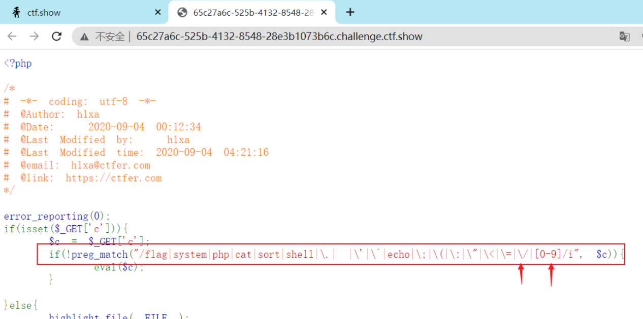 《CTFshow-Web入门》04. Web 31~40_ctfshow web31-CSDN博客