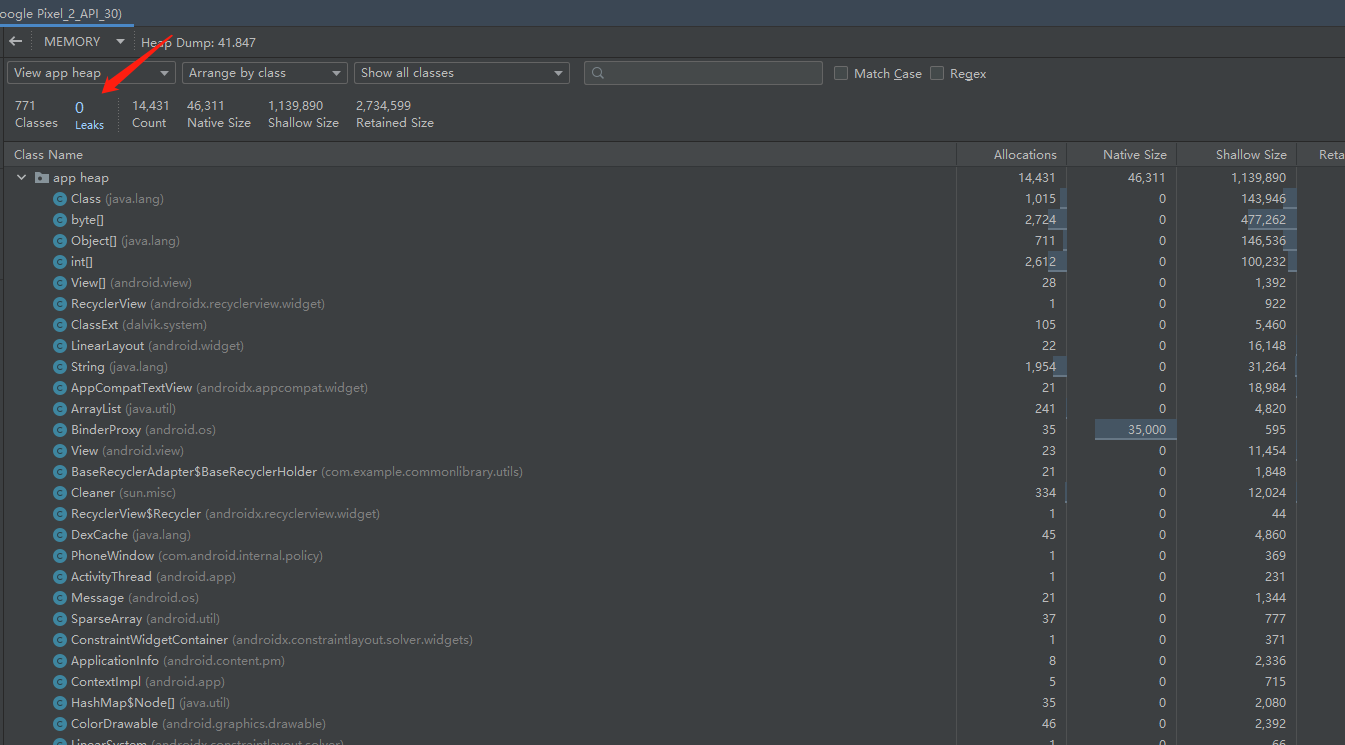 使用Android Studio 查看内存泄漏_as hprof 分析内存泄露-CSDN博客
