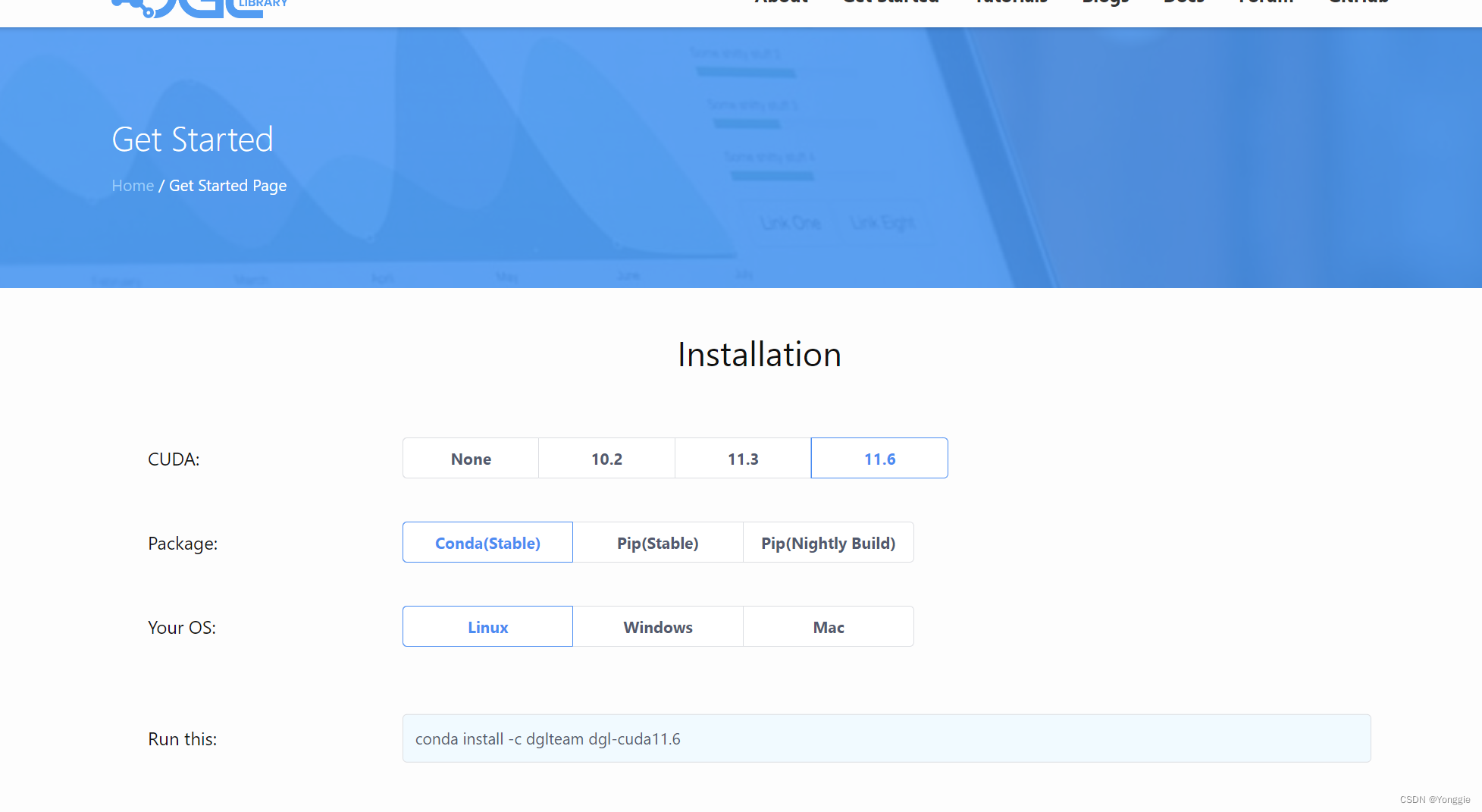 2022.11.15 DGL在linux下的安装_dgl-cuda115=0.9.1 linux-CSDN博客