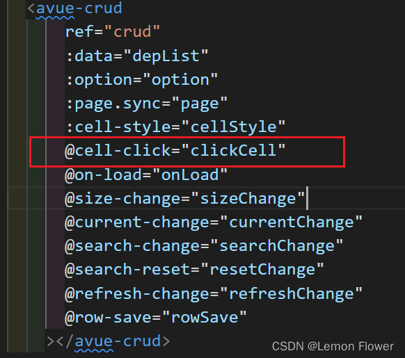 使用avue的Crud组件为某行单独设置样式并给点击单个单元格设置事件_avue 给字体添加颜色-CSDN博客